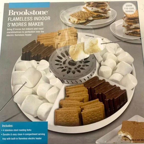 Brookstone | Kitchen | New Brookstone Flameless Indoor Electric Smores ...